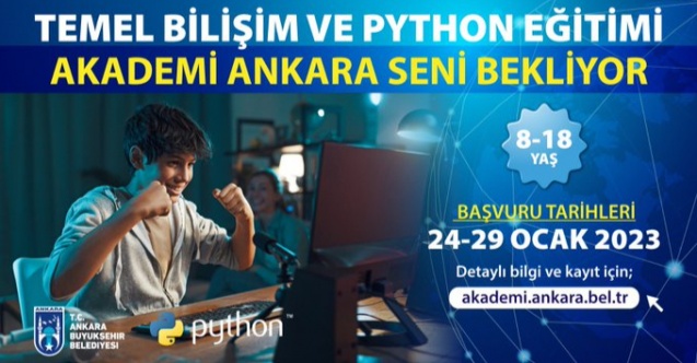 Ankara Büyükşehir'den Temel Bilişim ve Python Eğitimi - Bizim Ankara