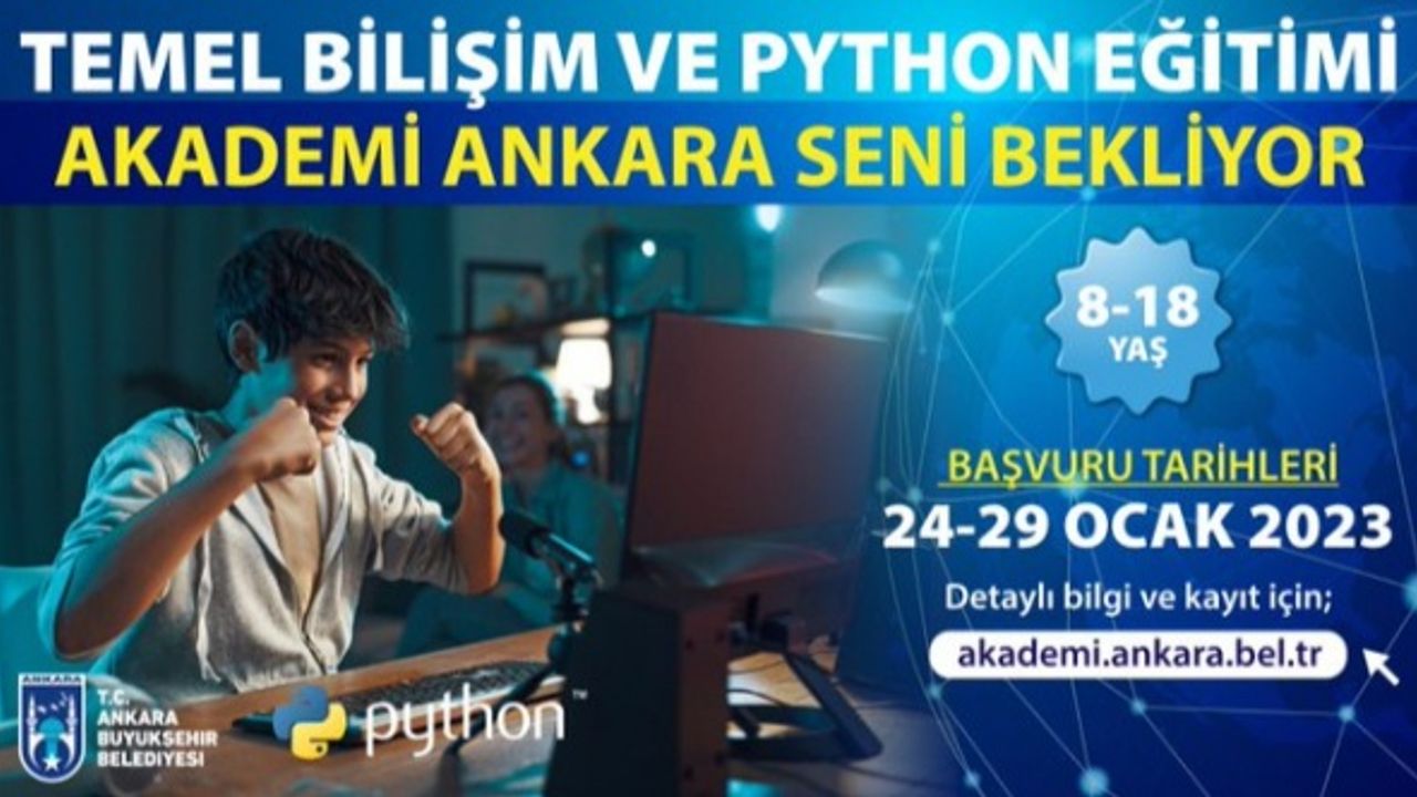 Ankara Büyükşehir'den Temel Bilişim ve Python Eğitimi - Bizim Ankara